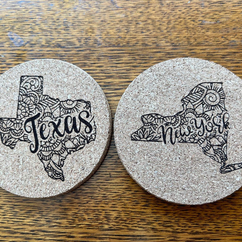 Laser Engraved Coasters - Etsy