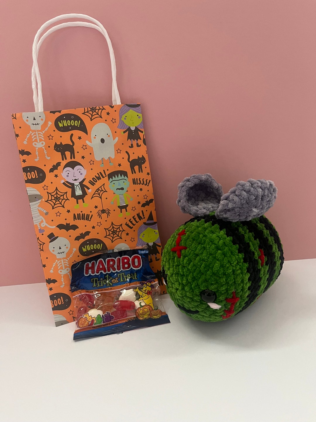 Halloween Chunky Crochet Zombie Bee, Zom-bee Crochet Chunky, Tik Tok ...