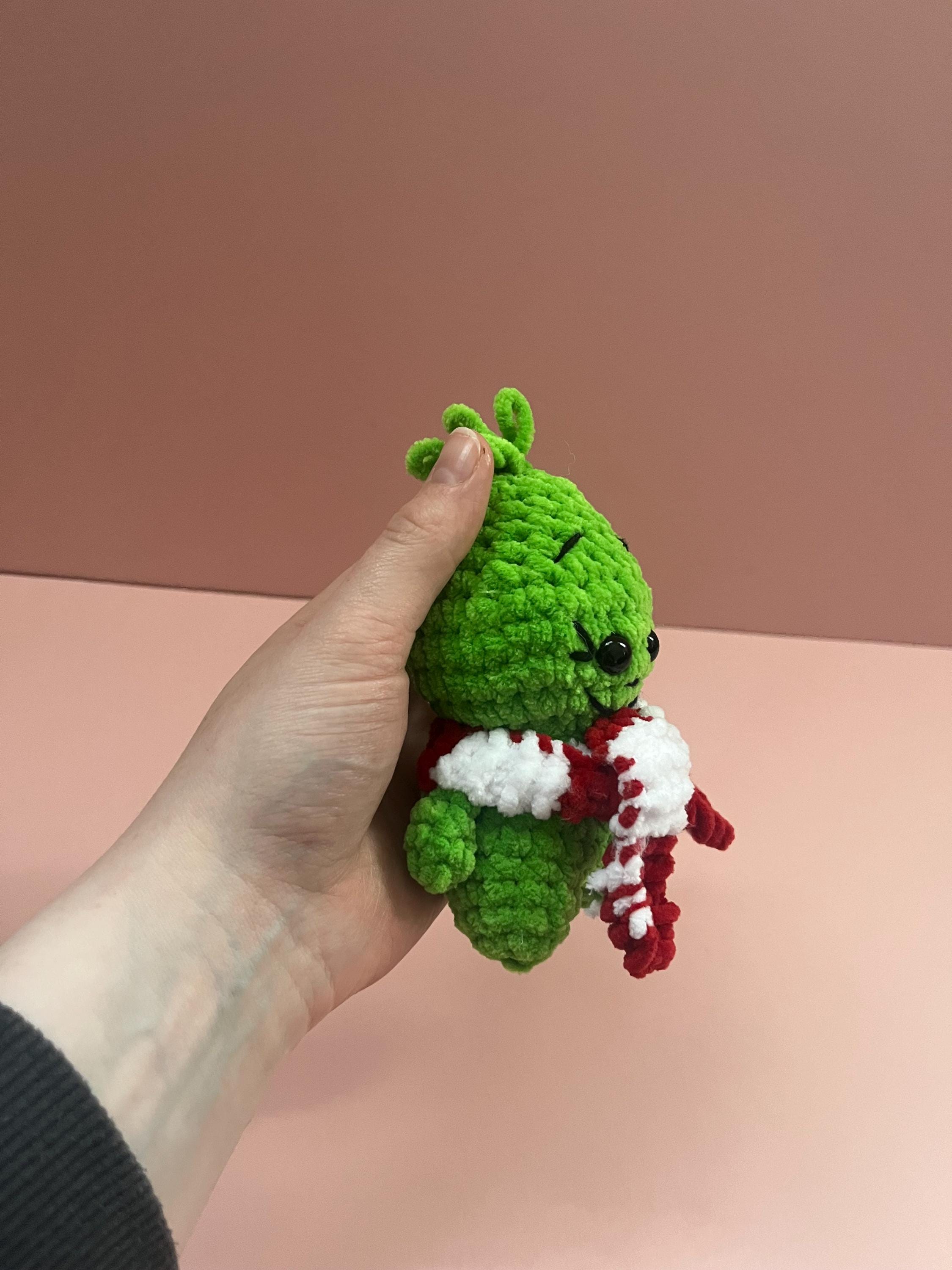 Handmade Crochet Baby Grinch, Christmas Grinch Stocking Filler, Grinch ...