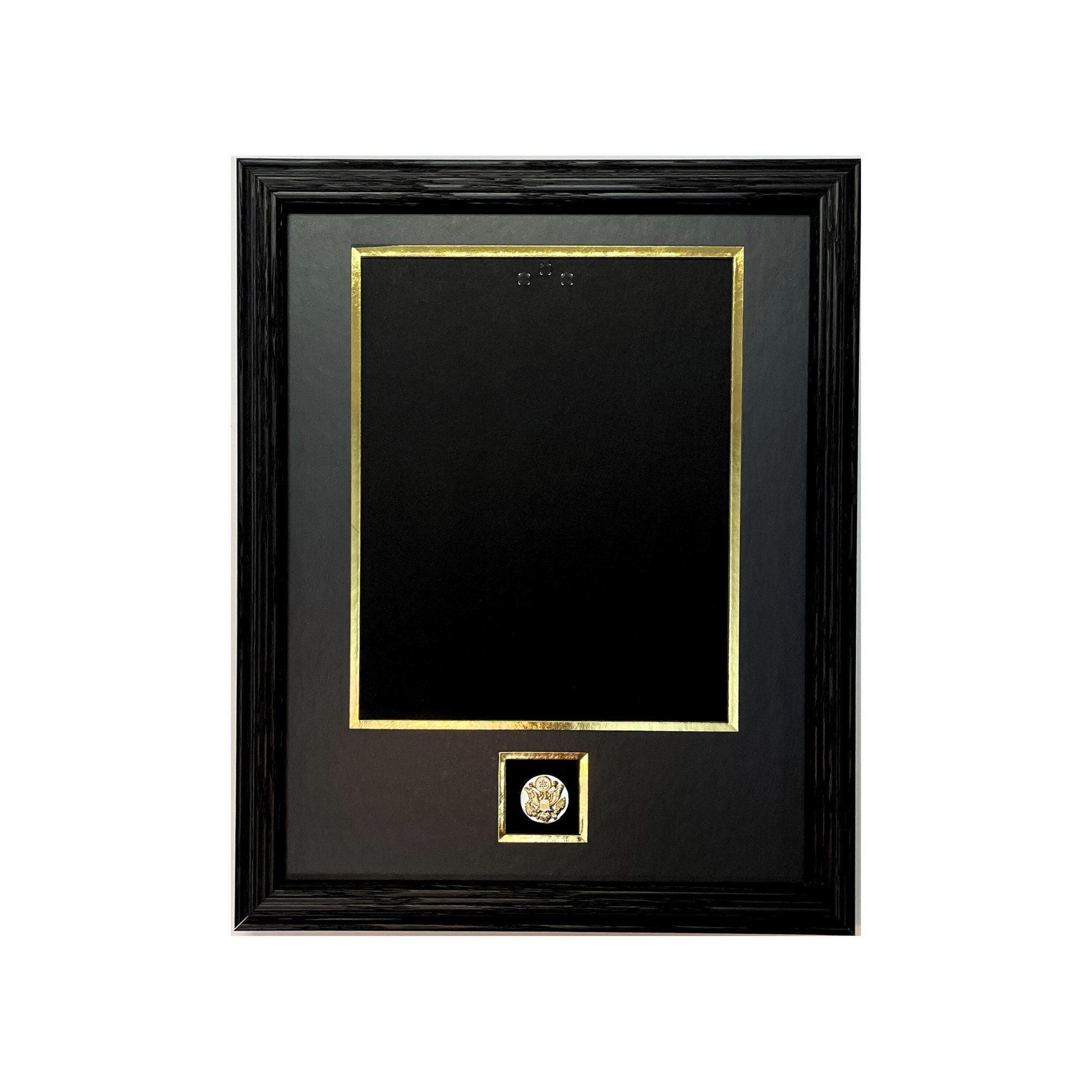 US Army Custom Military Photo Frame - 11" X 14" - Solid Red Oak - Real ...