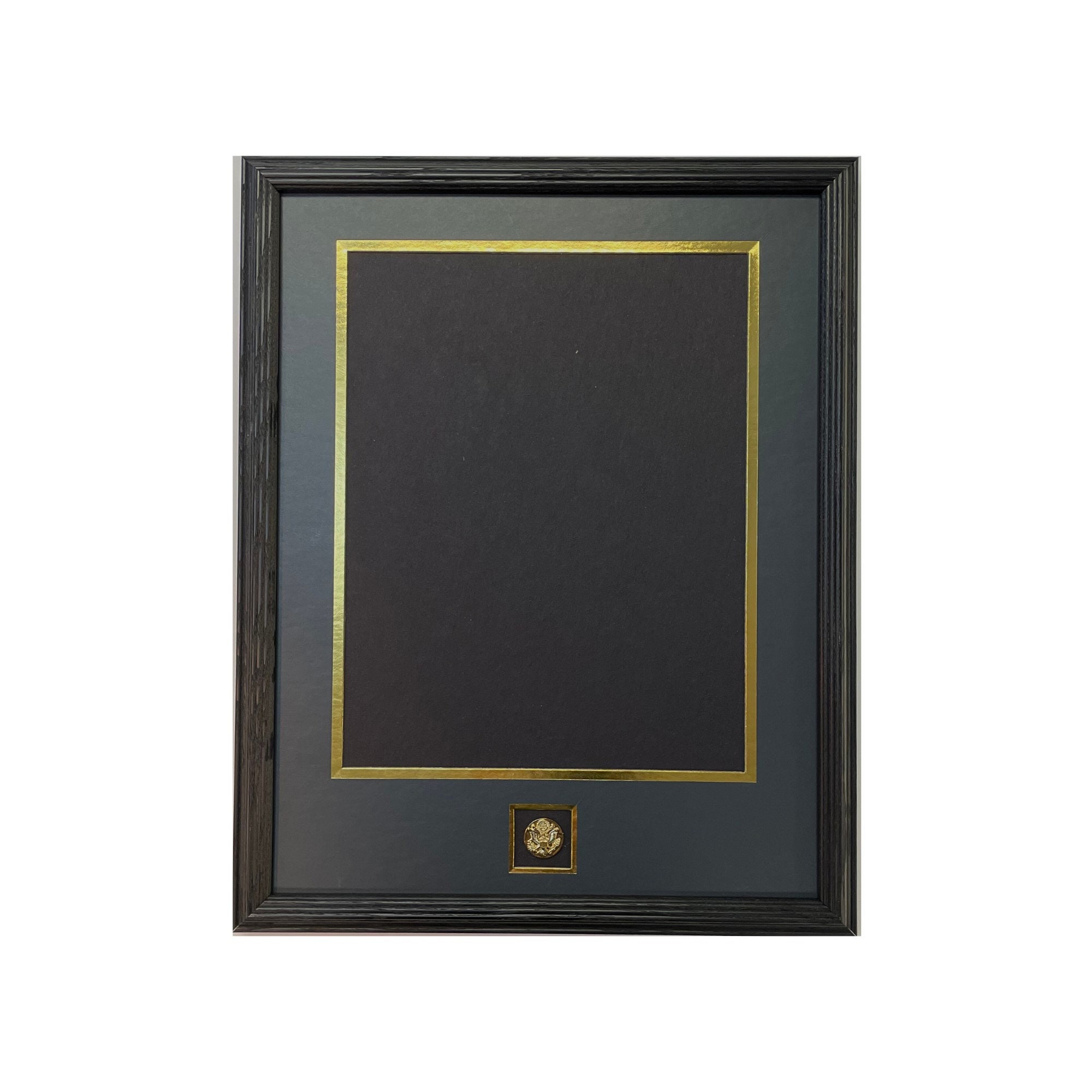 US Army Custom Military Photo Frame 14 X 18 Solid Red Oak Real Hardwood ...