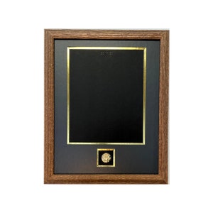 US Army Custom Military Photo Frame - 11" X 14" - Solid Red Oak - Real ...