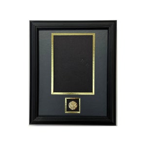 Army Custom US Military Photo Frame - 8" X 10" - Solid Red Oak - Real ...