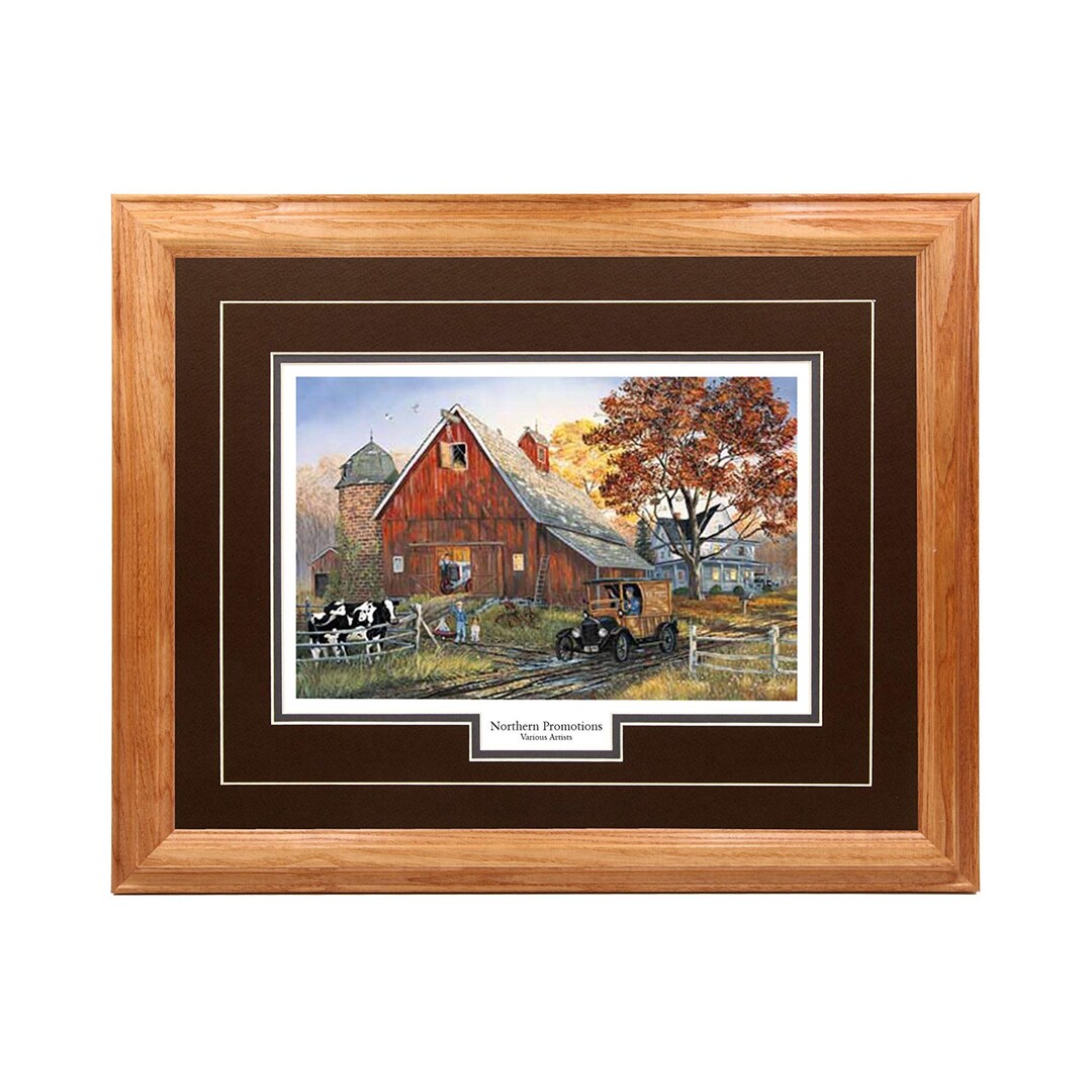 Framed Farmhouse Print – Terry Doughty "come Rain or Shine" Hardwood ...