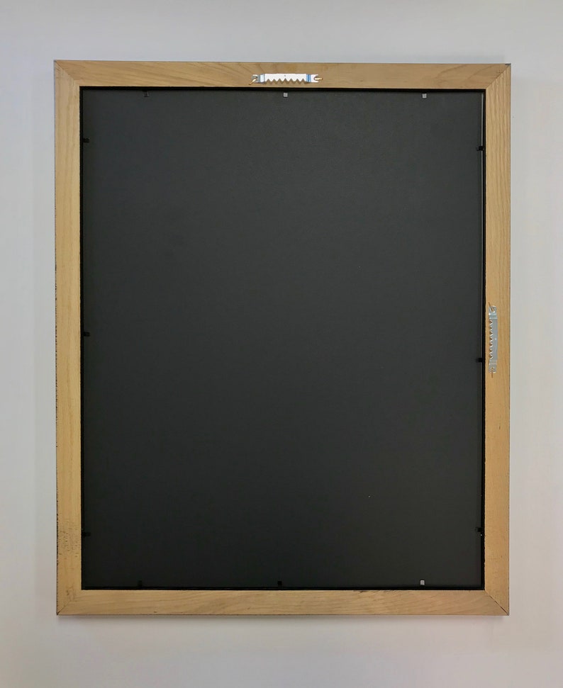 Custom Black Oak Hardwood 16x20 Picture Frame Single White - Etsy