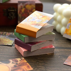 50 Sheets Color Themed Sticker Booklet | Scenery Stickers ...