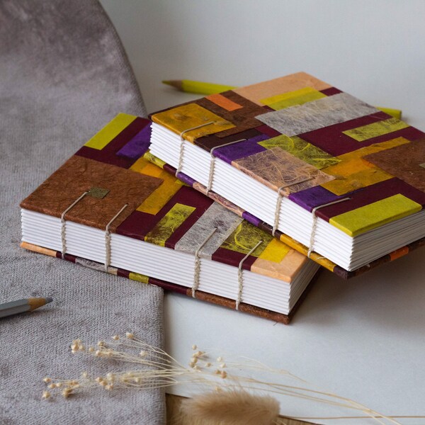 Coptic Stitch Journal - Etsy