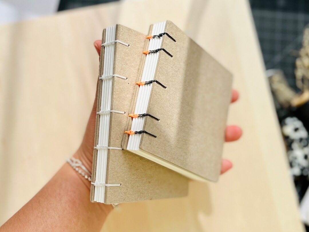 Handmade Custom Small Watercolor Sketchbook Custom Size Sketchbook Art Journal Coptic Stitch ...