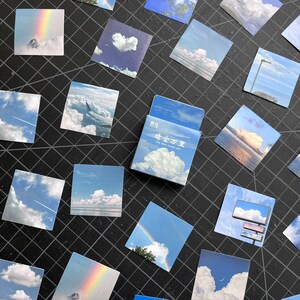 Cloud, Blue Sky Stickers | Scrapbooking and Journaling Supplies - Etsy