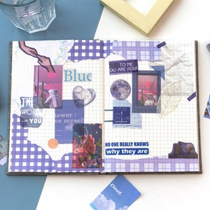 50 Sheets Color Themed Sticker Booklet | Scenery Stickers ...