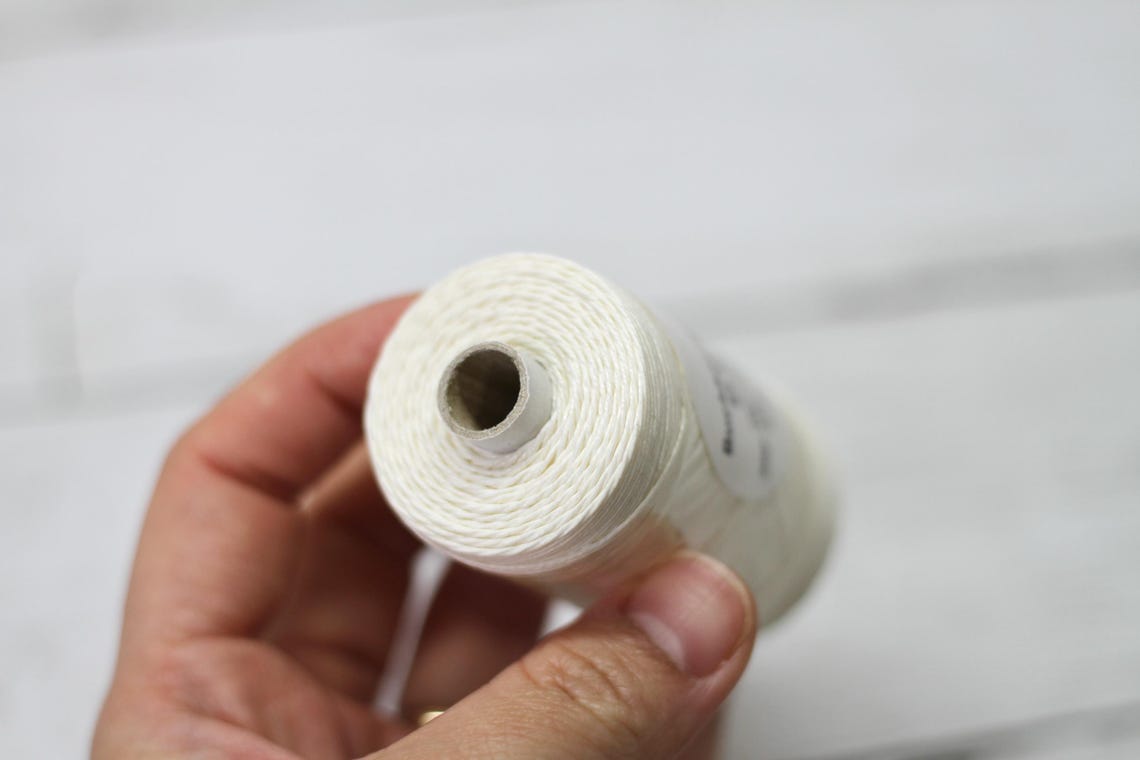 German Linen Sewing Thread - Raw White, 10m, 25m, Spool - Etsy