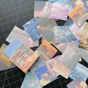 Cloud, Sea, Sky Stickers | Scrapbooking and Journaling Supplies - Etsy