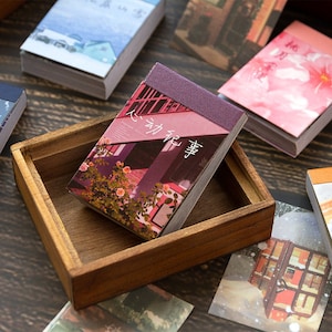 50 Sheets Color Themed Sticker Booklet | Scenery Stickers ...