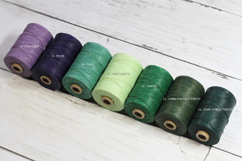 Waxed Linen, Irish Linen Thread 4 Ply, 5m 10m - Etsy