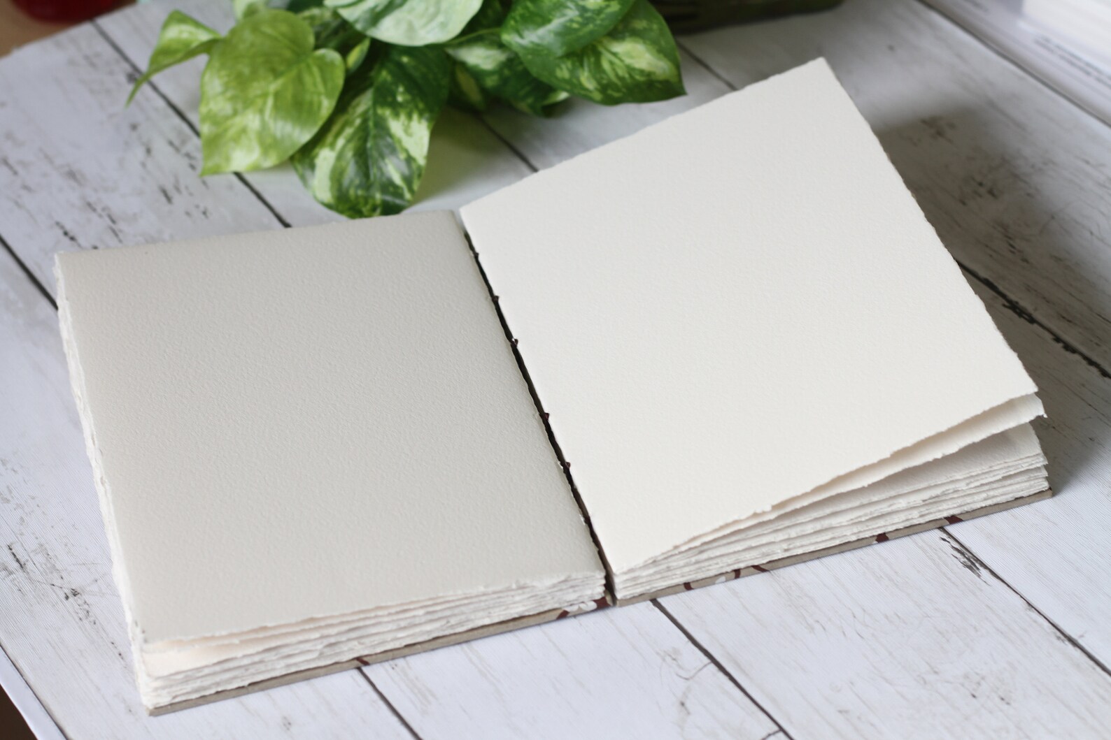 Handmade Watercolor Sketchbook Arches, Brown Plum Blossom, Portrait - Etsy