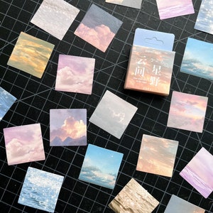 Cloud, Sea, Sky Stickers | Scrapbooking and Journaling Supplies - Etsy
