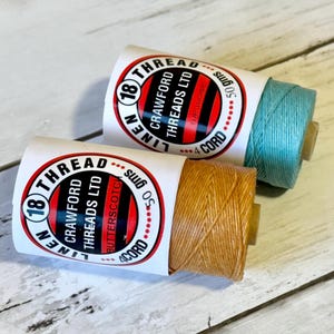 Waxed Linen, Irish Linen Thread 4 Ply, 5m 10m - Etsy