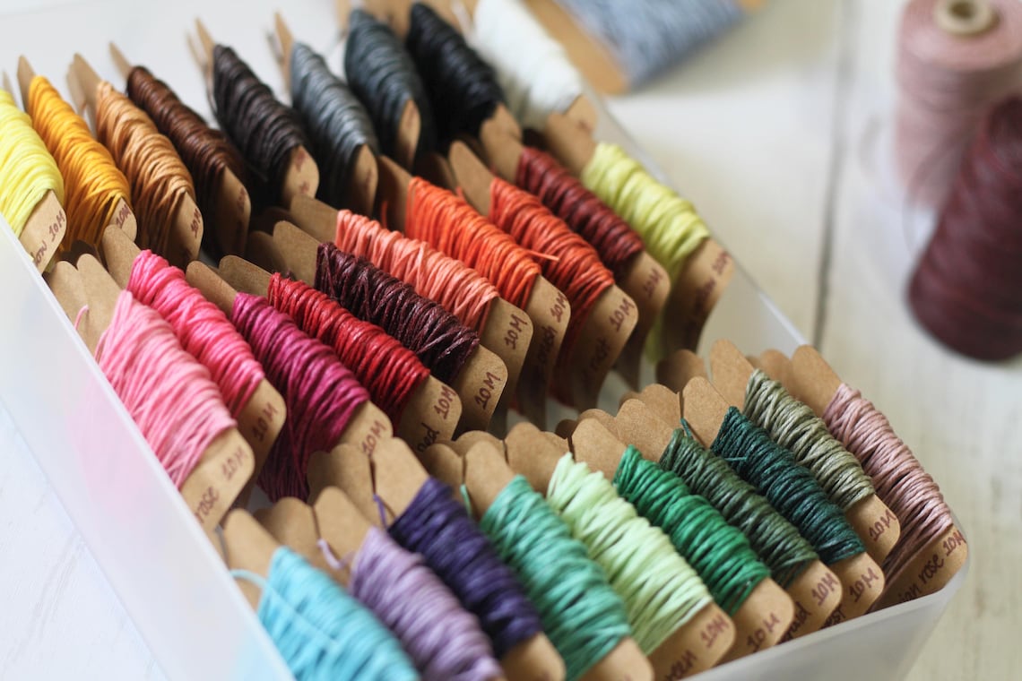 Waxed Linen, Irish Linen Thread 4 Ply, Spool - Etsy