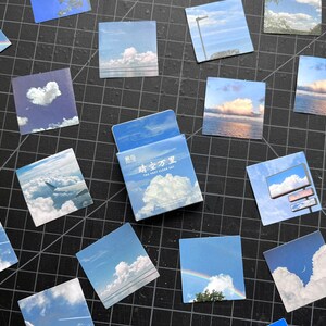 Cloud, Blue Sky Stickers | Scrapbooking and Journaling Supplies - Etsy