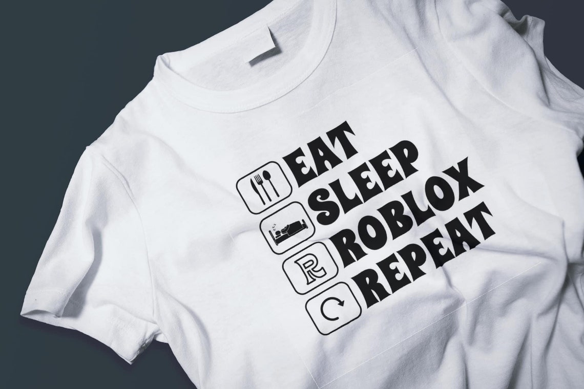 Roblox Text Tshirt - Etsy
