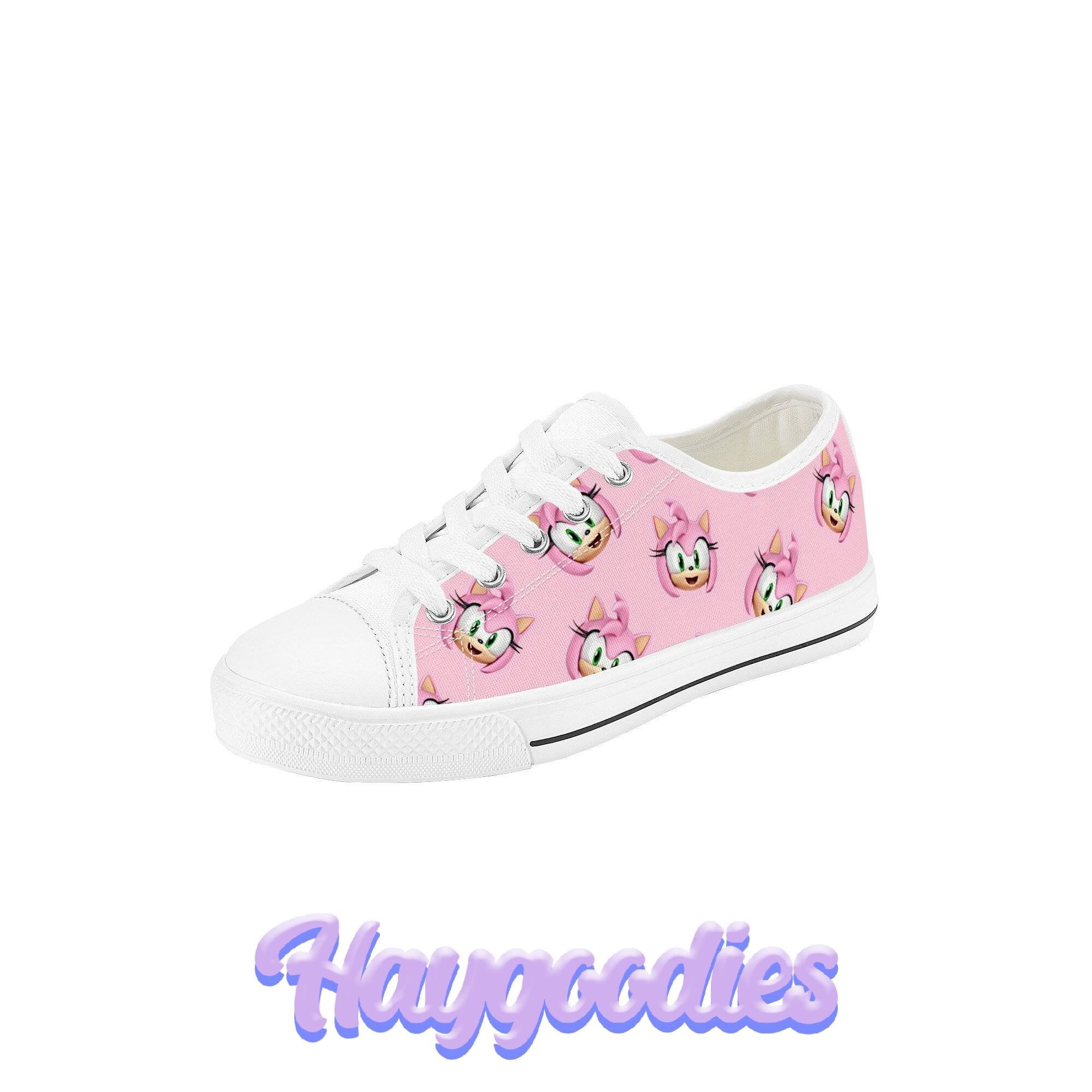 Custom made Amy Rose pink shoes boys girls handmade printed | Etsy