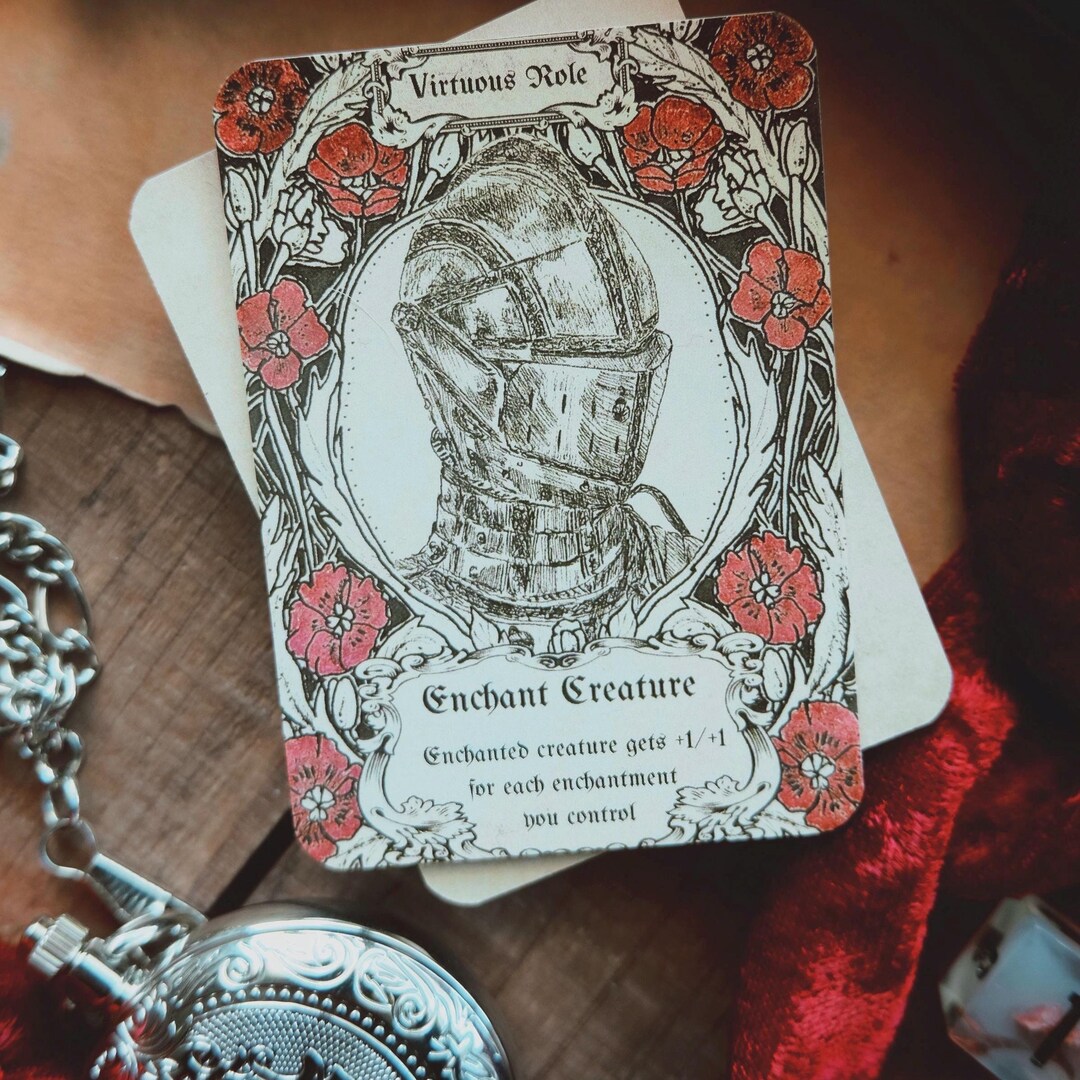 MTG Virtuous Role Token - Etsy