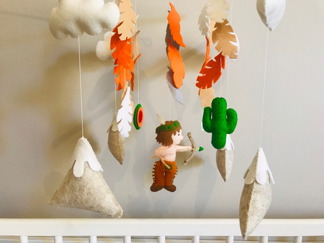 Tribal Baby Mobile , Cot Crib Mobile , Boho Baby Mobile, Nursery Mobile ...