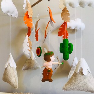 Tribal Baby Mobile , Cot Crib Mobile , Boho Baby Mobile, Nursery Mobile ...