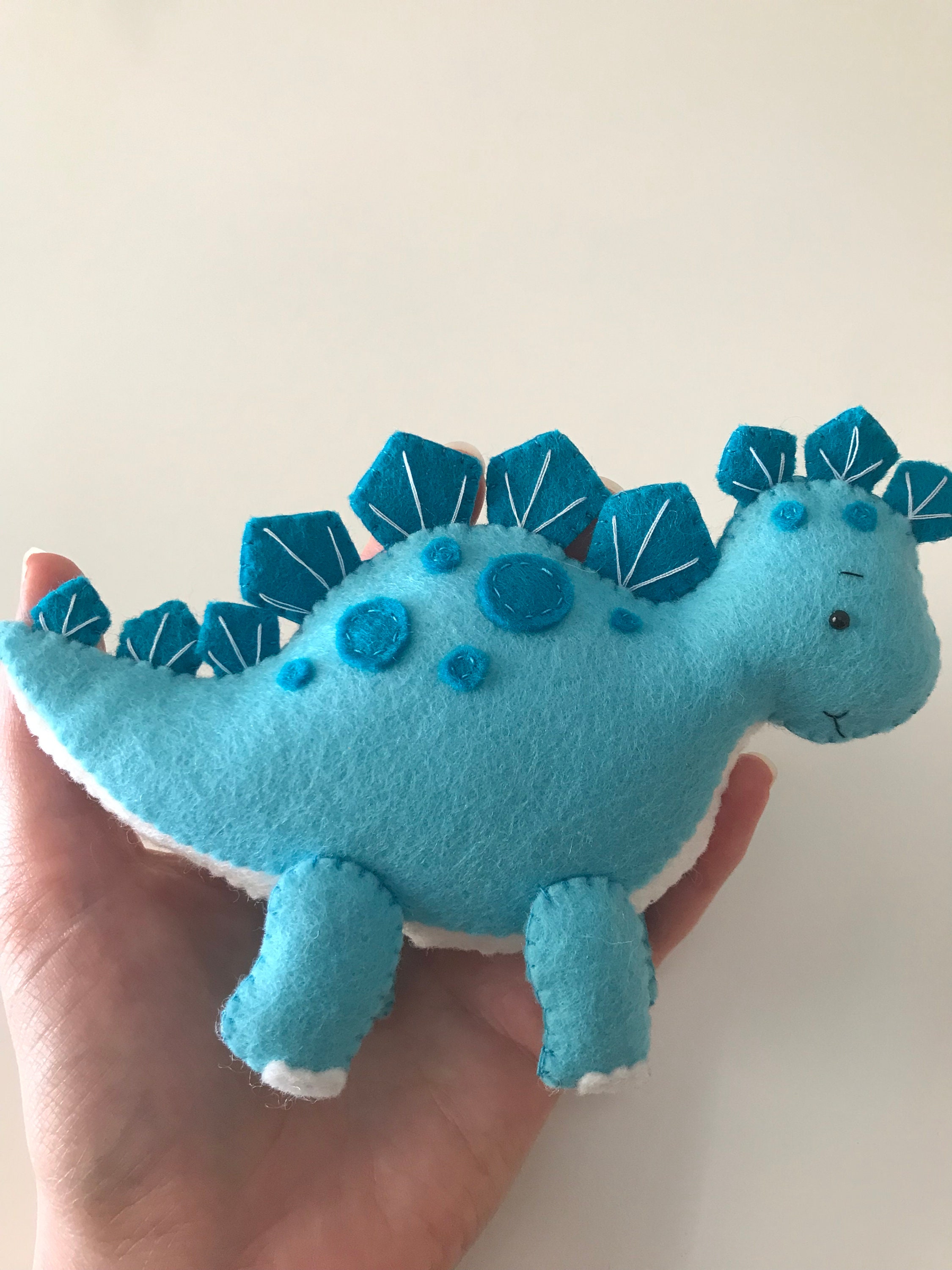Felt Pattern Dinosaur Easy PDF Pattern Dinosaur Felt Sewing Pattern ...