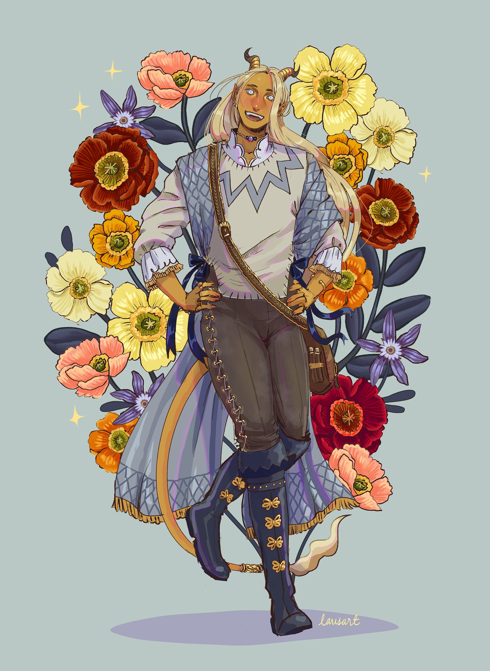 Digital Dnd/oc Character Illustration - Etsy