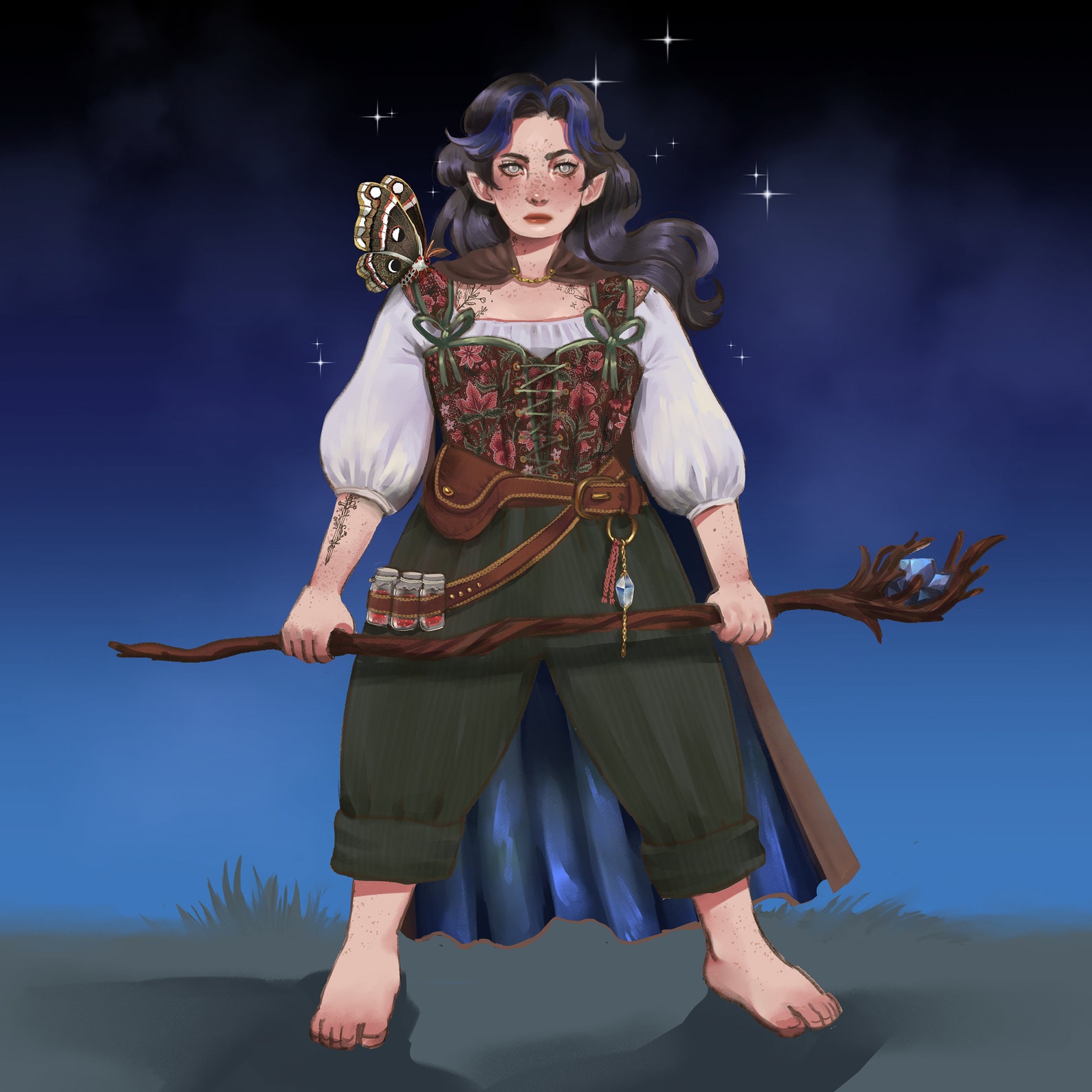 Digital Dnd/oc Character Illustration - Etsy