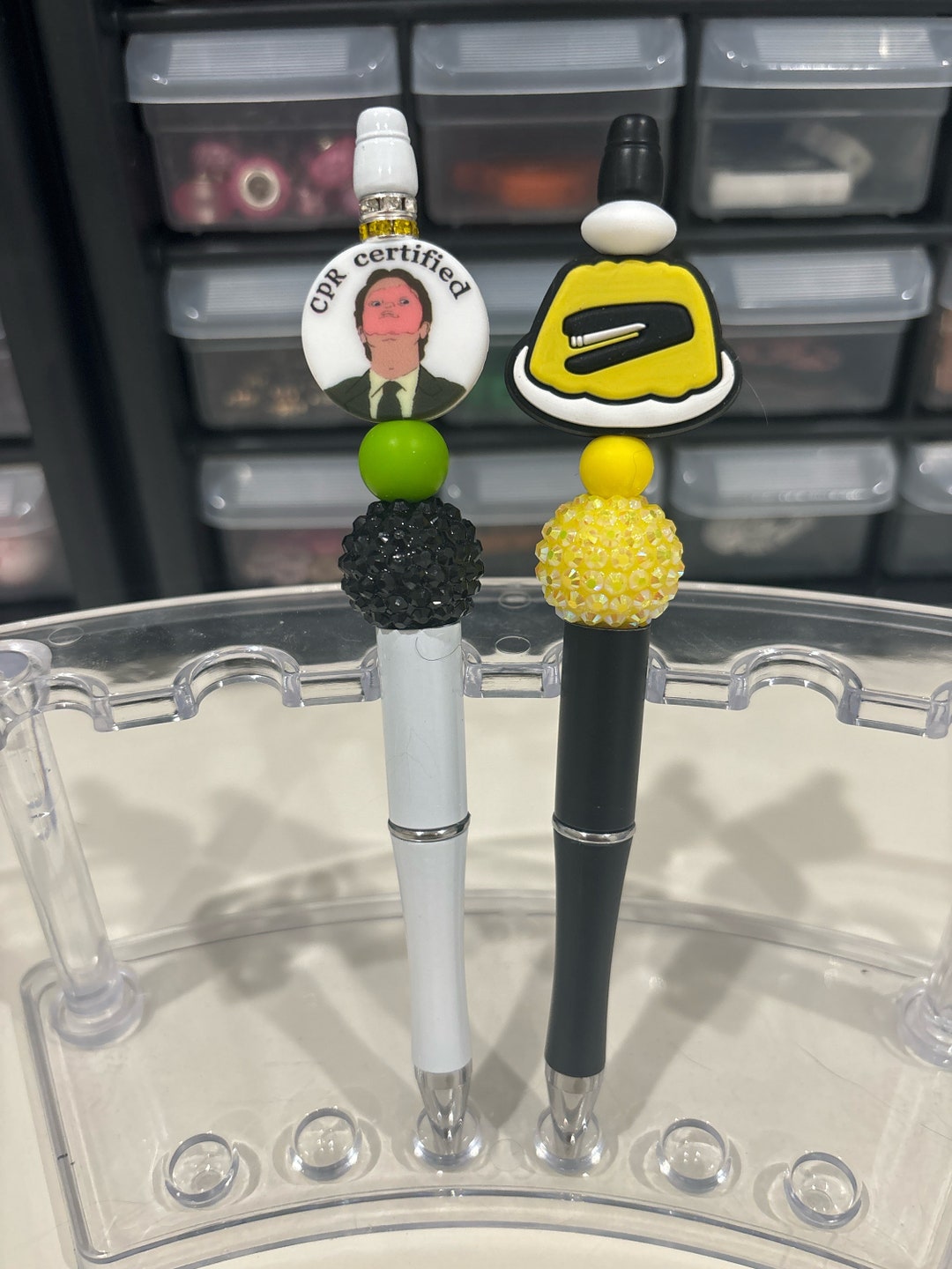 Office Pen Set Jello Stapler/dwight - Etsy