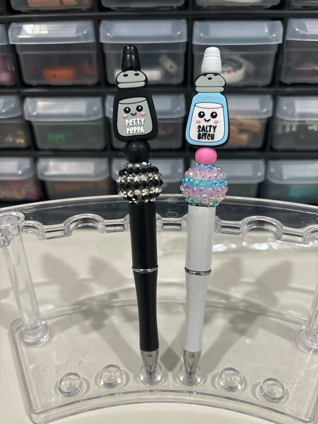 BFF Pens/pen Set Salty Bith & Petty Peppa - Etsy