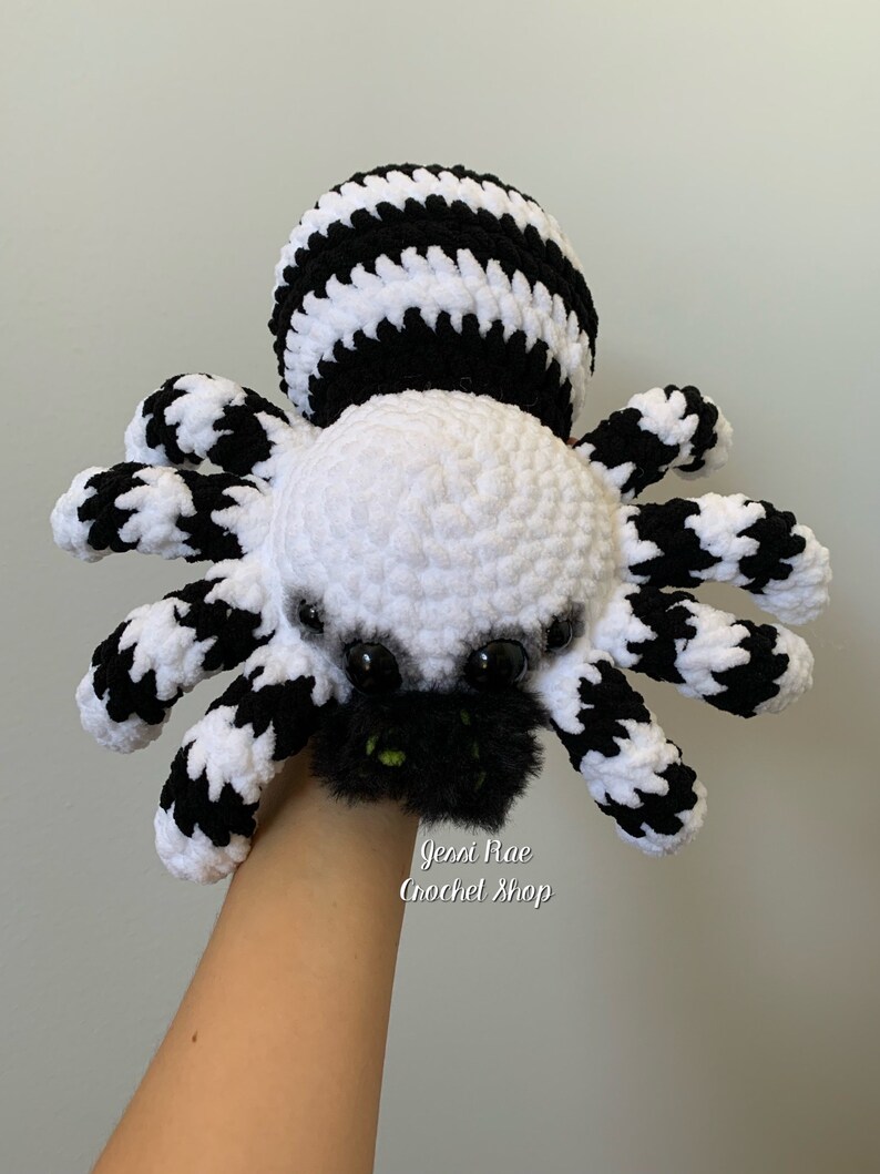 Crochet Spider, Beetlejuice Inspired Spider, Halloween Decorations ...