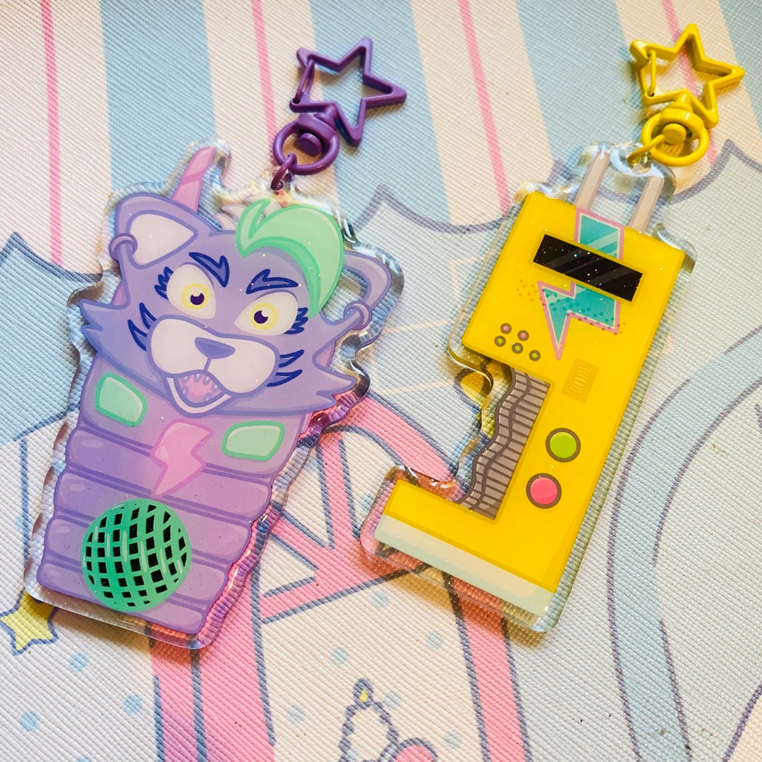 FNAF Roxy Talky Faz Wrench Charm Keyring // Five Nights at Freddys ...