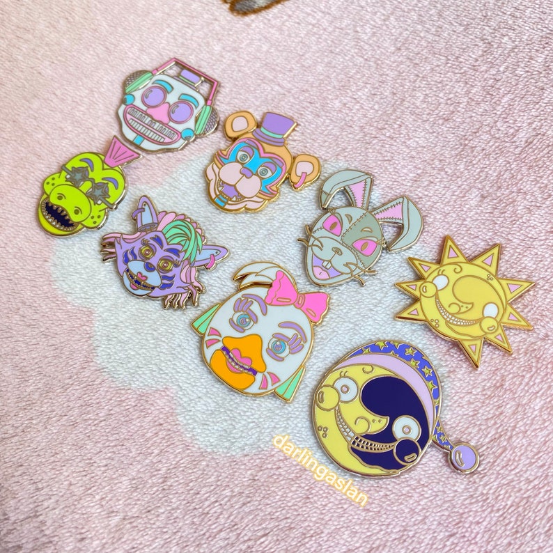 FNAF Enamel Pins // Kawaii Five Nights at Freddys Security - Etsy Australia