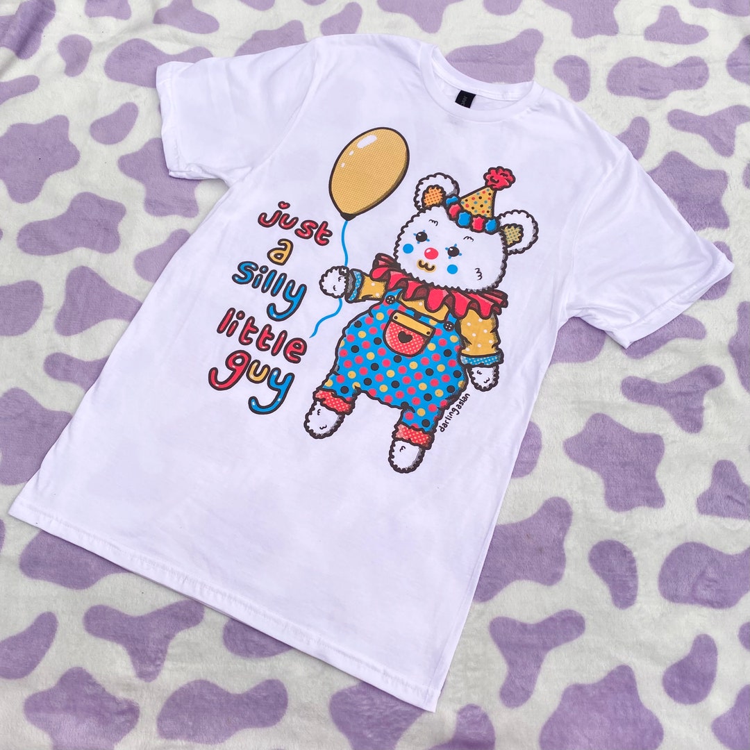 Silly Little Guy Clown T-shirt // Chip Clowncore Kidcore Kawaii - Etsy