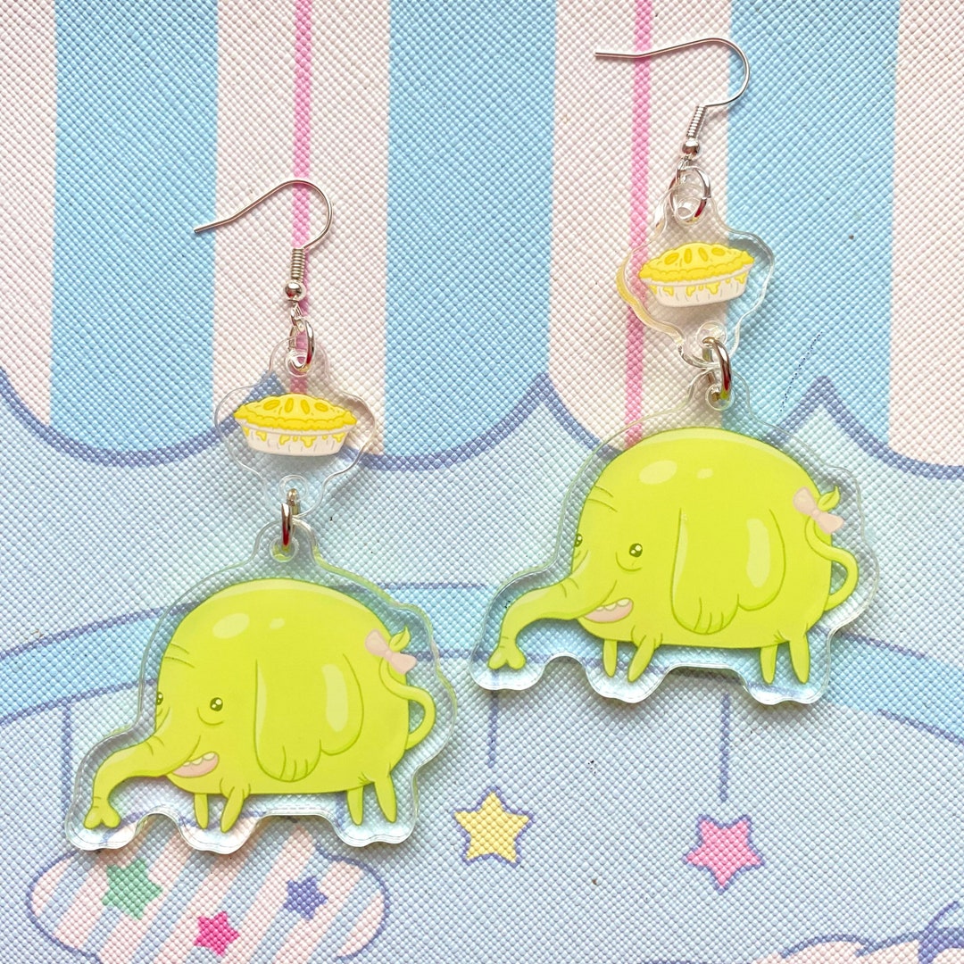 Tree Trunks Apple Pie Earrings // Adventure Time - Etsy