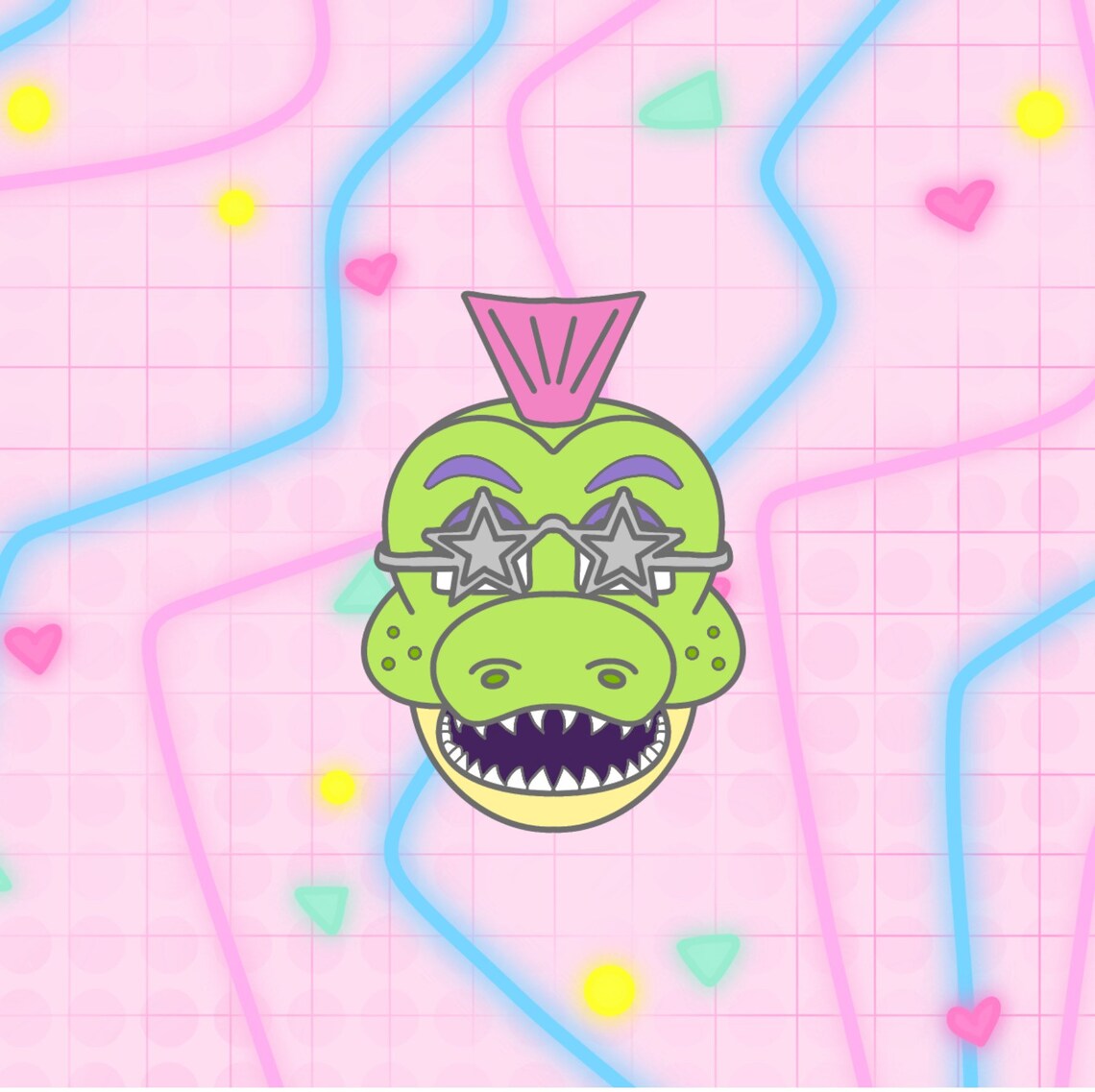 FNAF Enamel Pins // Kawaii Five Nights at Freddys Security | Etsy UK