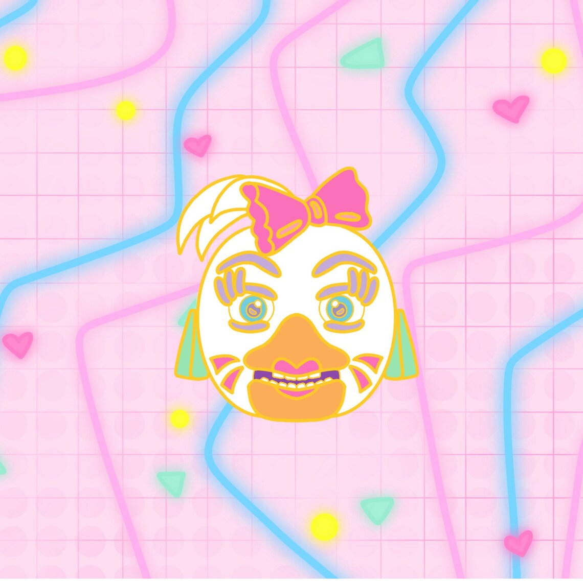 FNAF Enamel Pins // Kawaii Five Nights at Freddys Security | Etsy UK