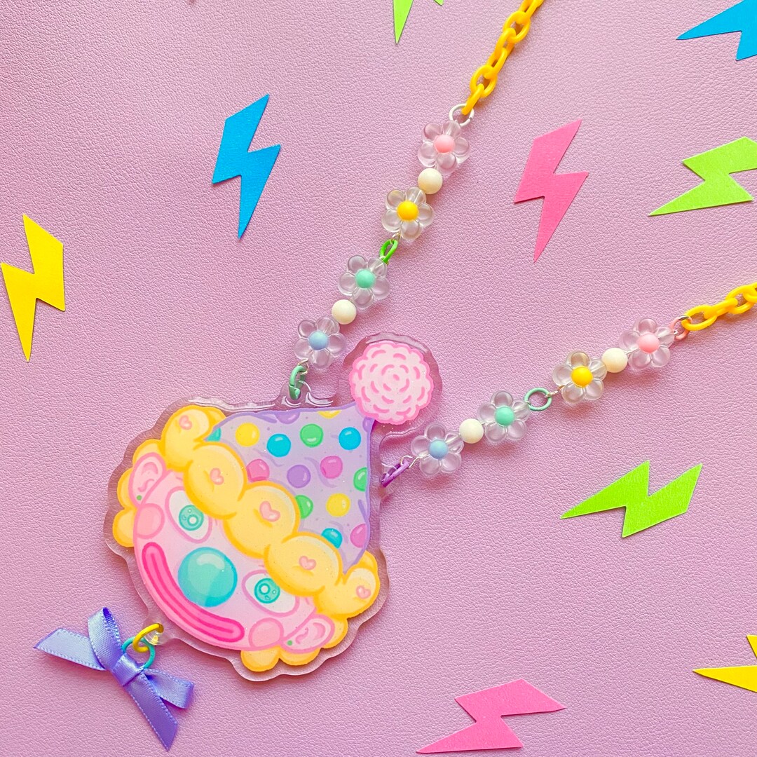Clown Kawaii Necklace // Kidcore Clowncore Fairy Kei Decora - Etsy
