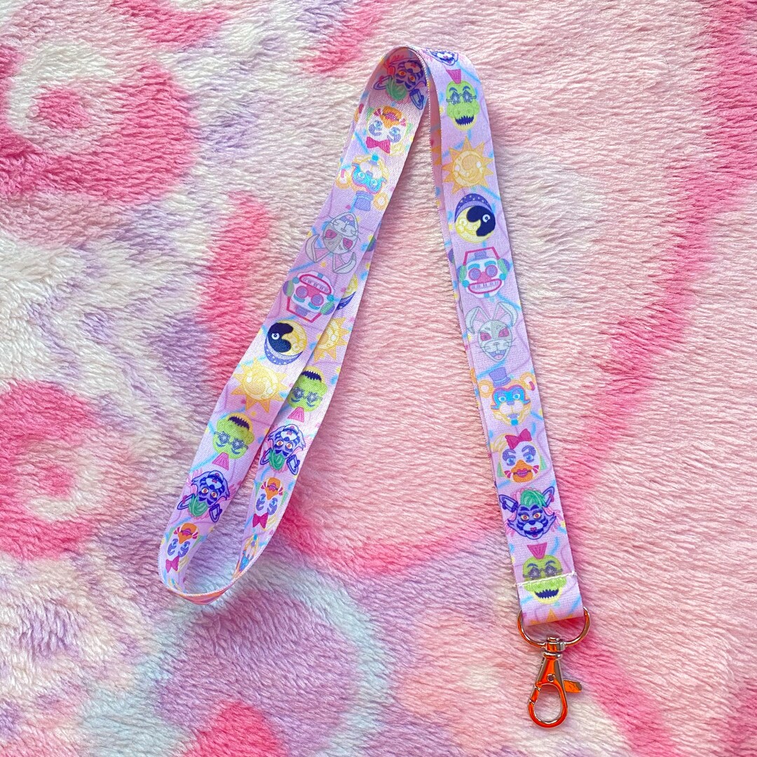 Five Nights at Freddys Kawaii Lanyard FNAF Security Breach - Etsy UK