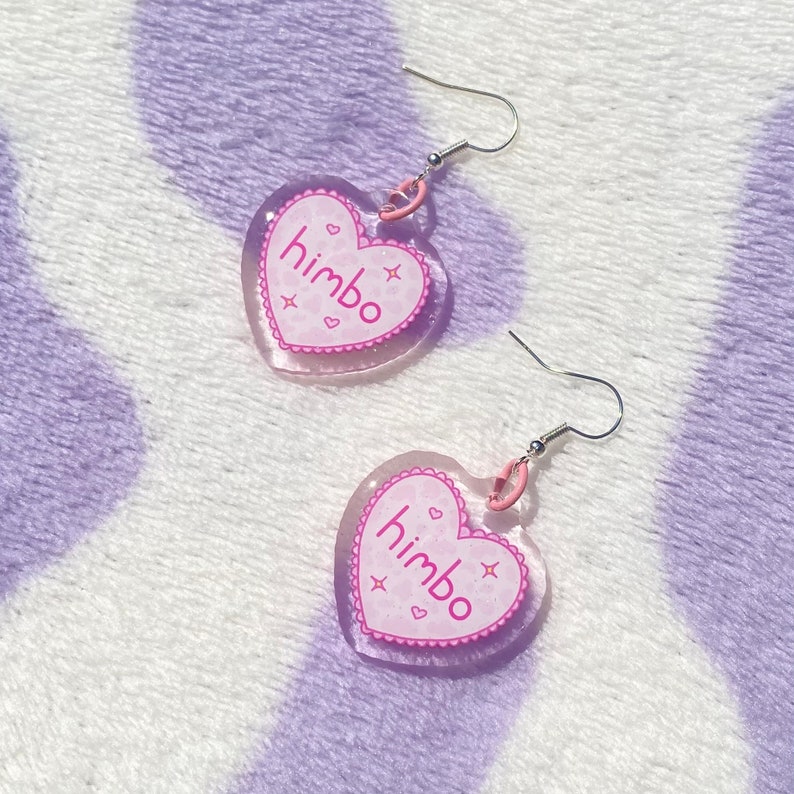 Bimbo Himbo Thembo Charm Earrings // Pastel Kawaii - Etsy