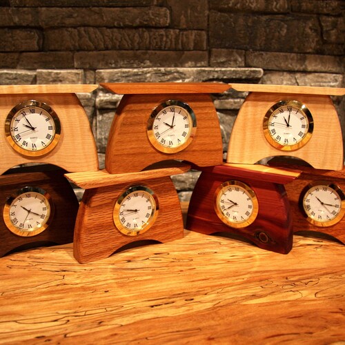 Miniature Wood Mantel Desktop Craftsman/mission Tiny Clock - Etsy