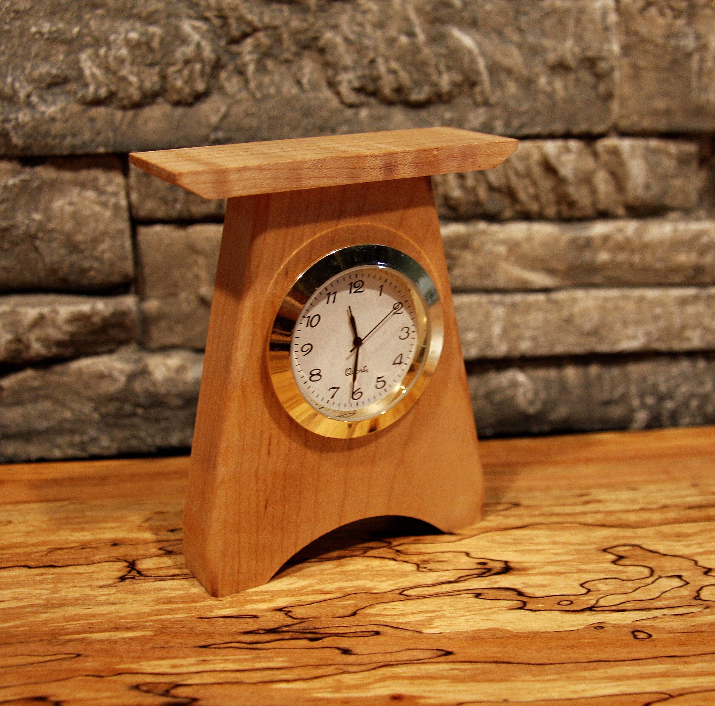 Miniature Wood Mantel Desktop Craftsman/mission Tiny Clock - Etsy