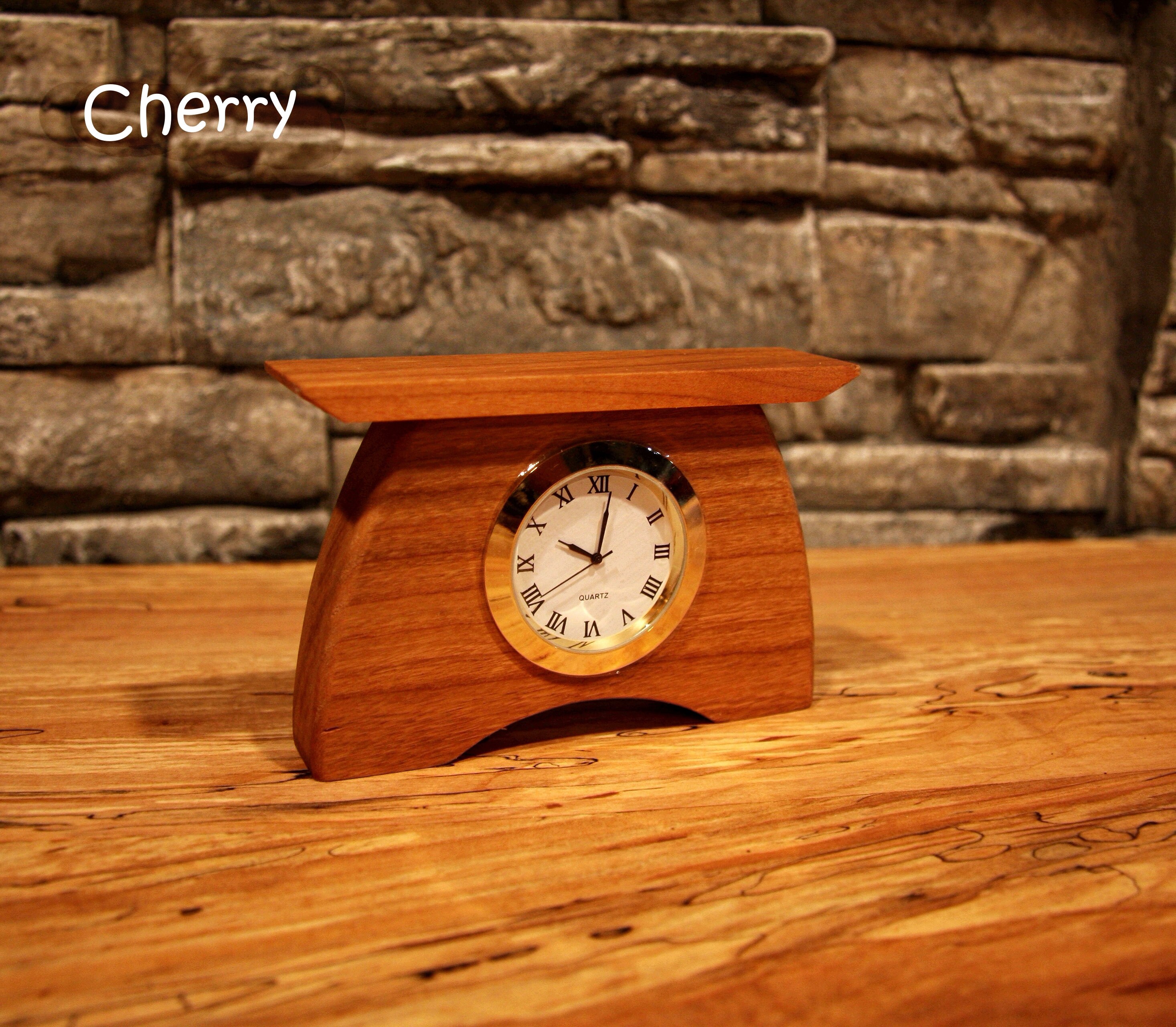 Miniature Wood Mantel Desktop Craftsman/mission Tiny Clock - Style #1 ...