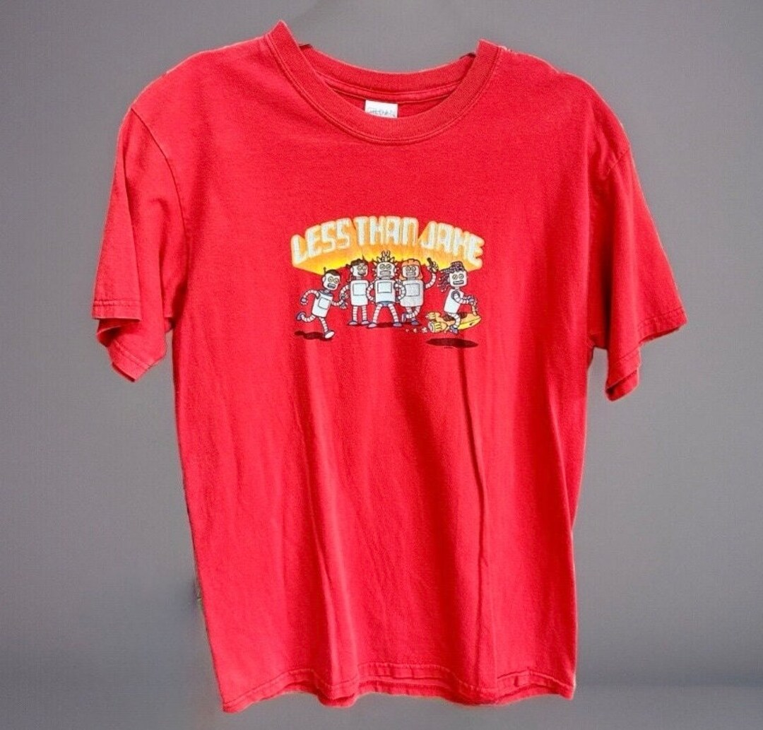 Vtg 2004 Less Than Jake Robots T Shirt M - Etsy