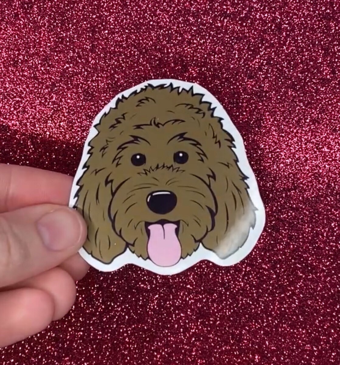 Labradoodle Doodle Sticker 2 Inches | Etsy