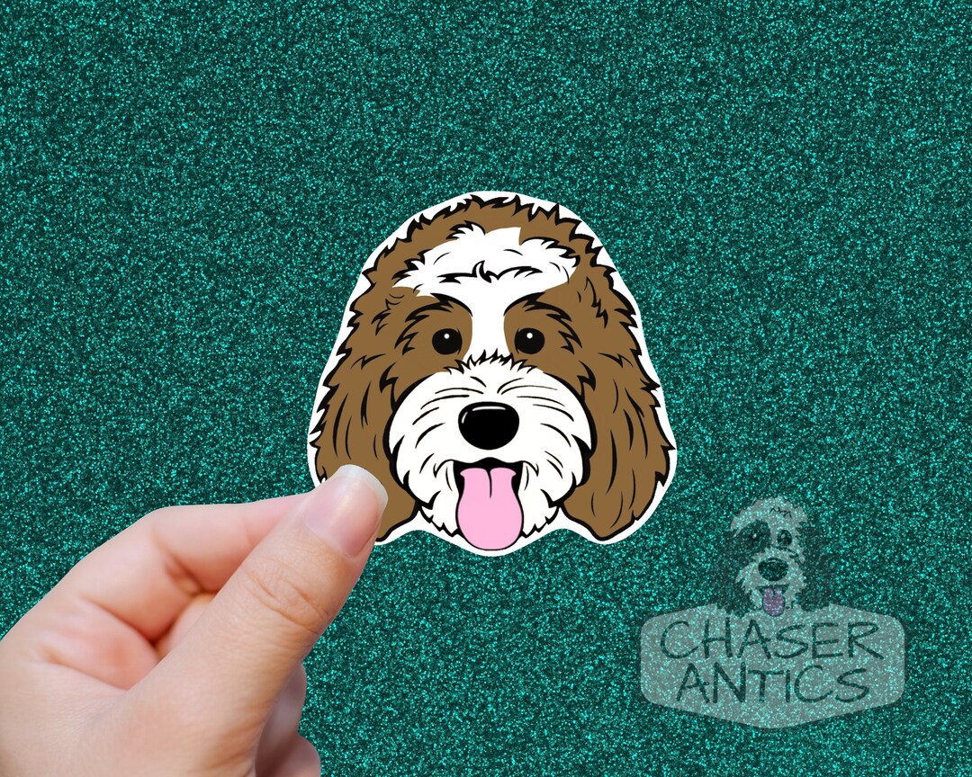 Doodle Sticker 2 Inches Sheepadoodle Goldendoodle Labradoodle - Etsy