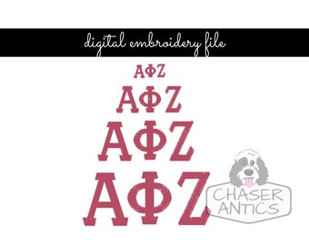 Half Inch Embroidery Font - Etsy